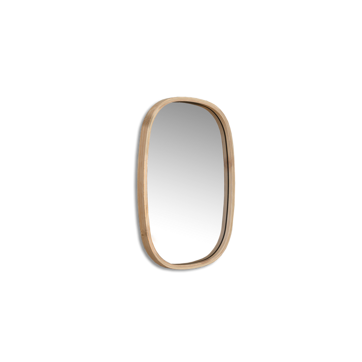 Buy Mira Squircle Bamboo Mirror Online | Altrove – ALTROVE