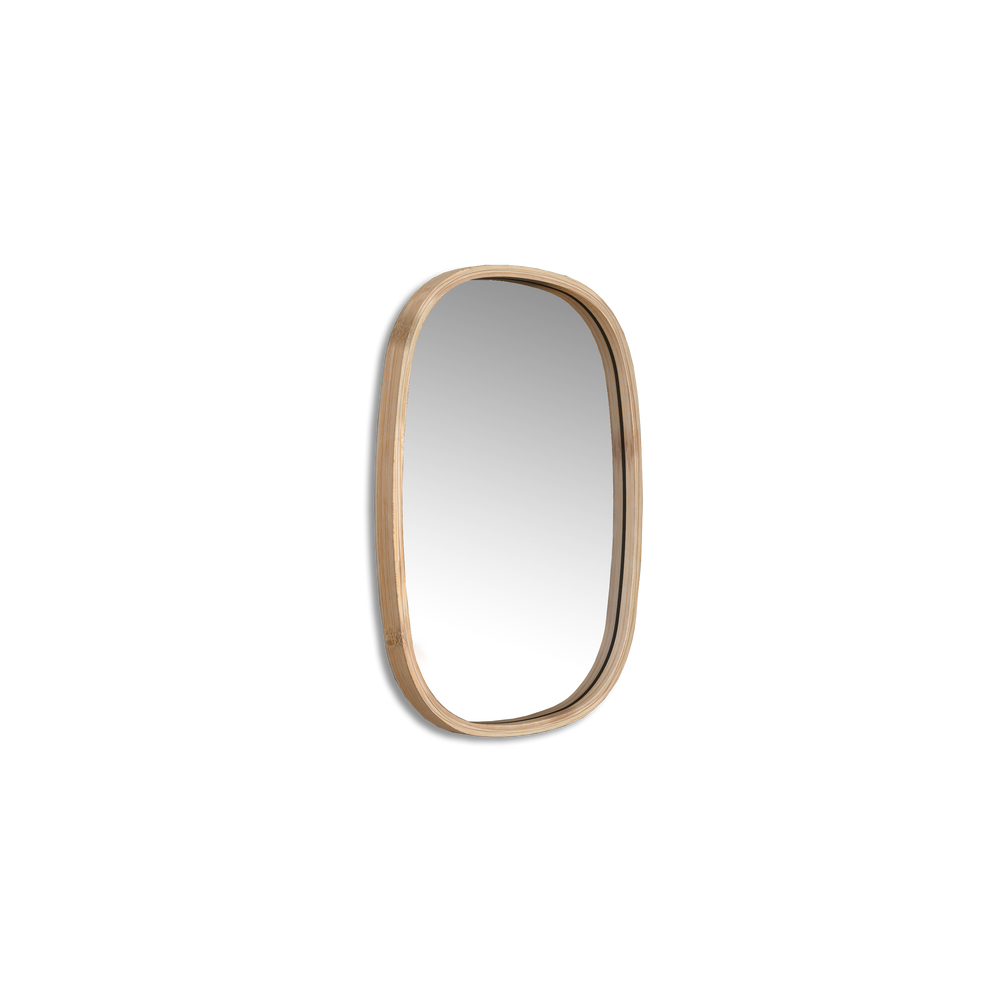 Buy Mira Squircle Bamboo Mirror Online | Altrove – ALTROVE