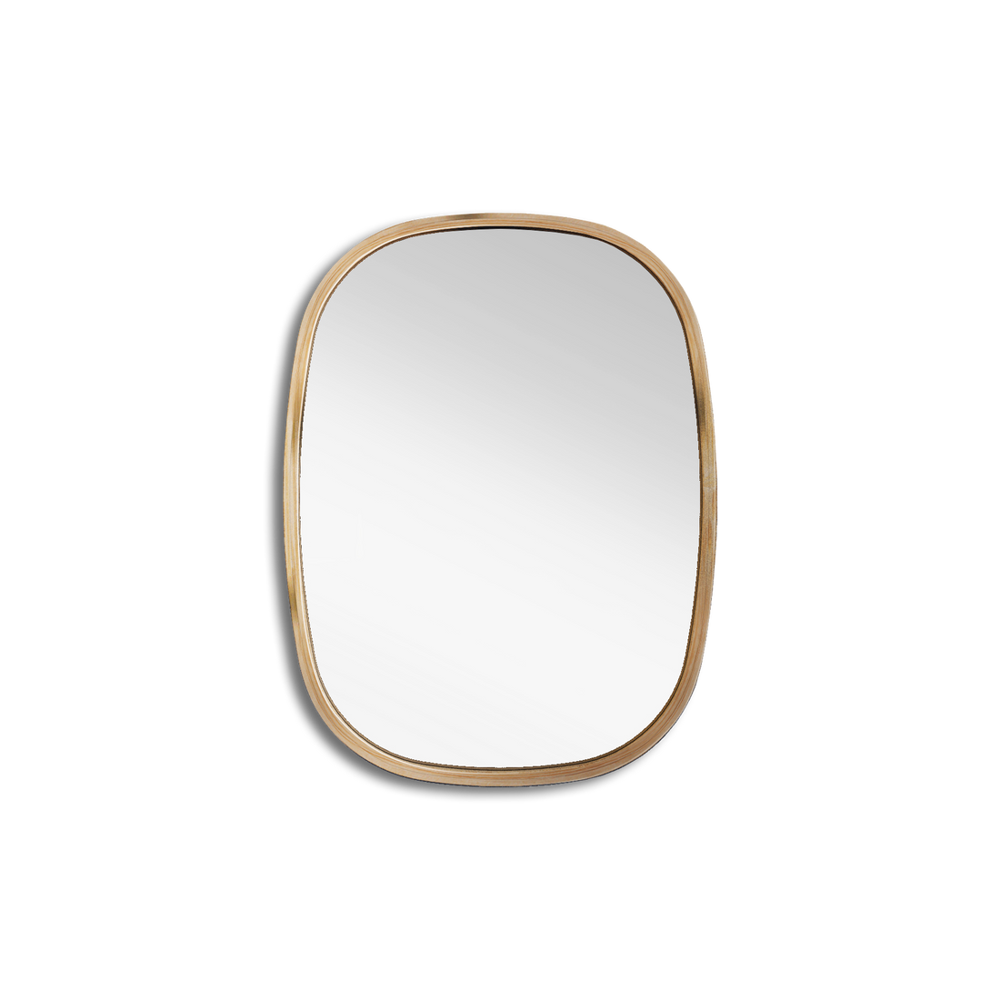 Buy Mira Squircle Bamboo Mirror Online | Altrove – ALTROVE